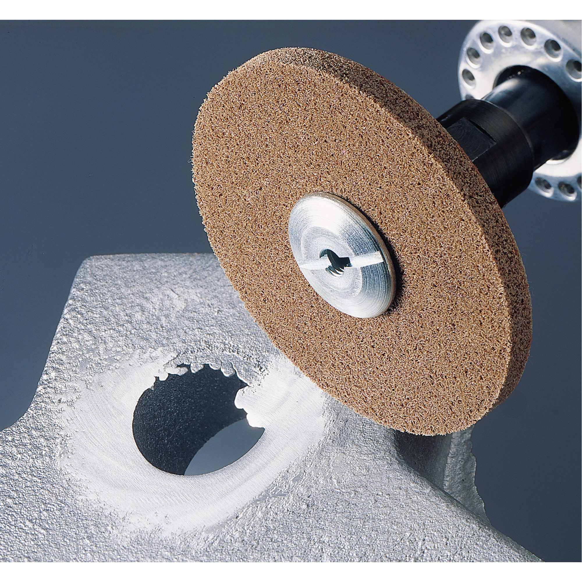 3M Scotch-Brite EXL Unitized Deburring Wheels, 1" x 1", 3/16" Arbor, 2S ...