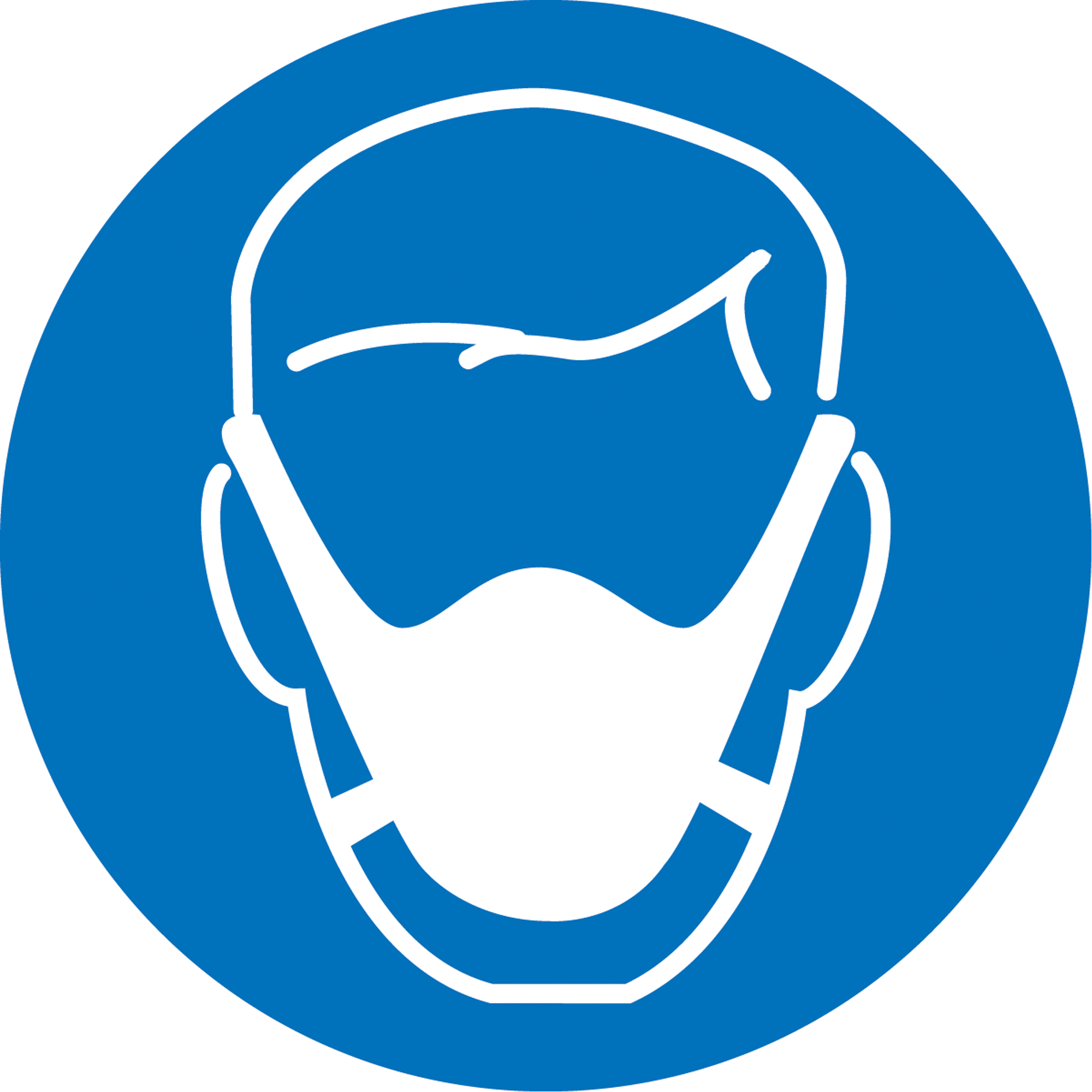 Accuform Signs étiquettes EPI avec pictogramme de masque antipoussières ...