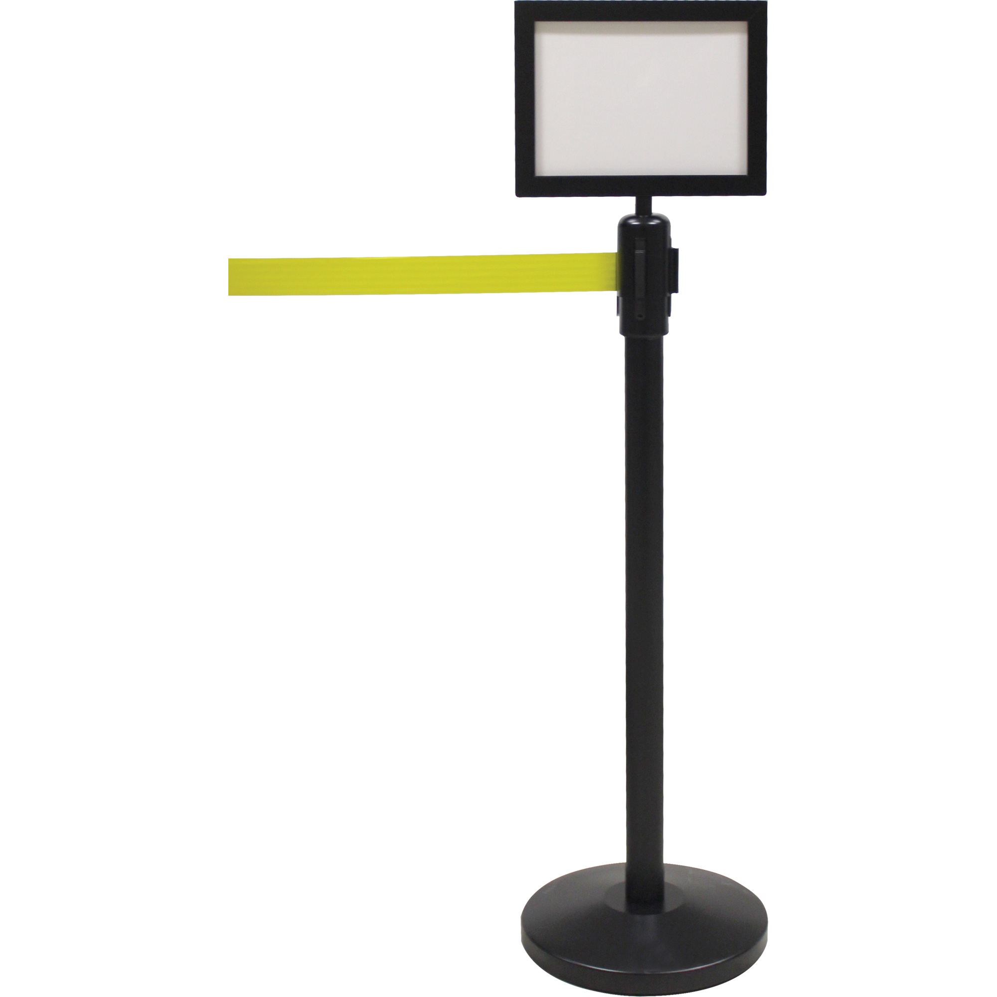 Zenith Safety Products Sign Frame for Crowd Control Post, Black ...